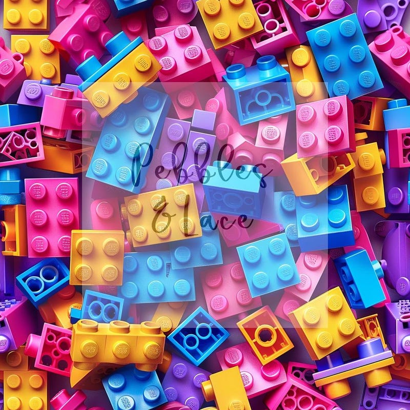 Legos Fabric - Etsy