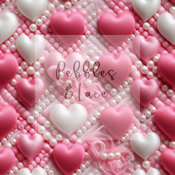 Valentine Digital Paper - Etsy