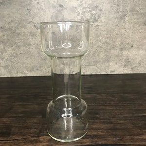 Vintage Pyrex Un-candle Floating Glass Candleholders Clear Glass ...