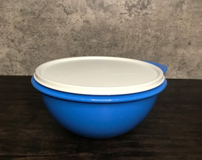 Retro Large Round Tupperware Container, Beautiful Golden Orange With ...