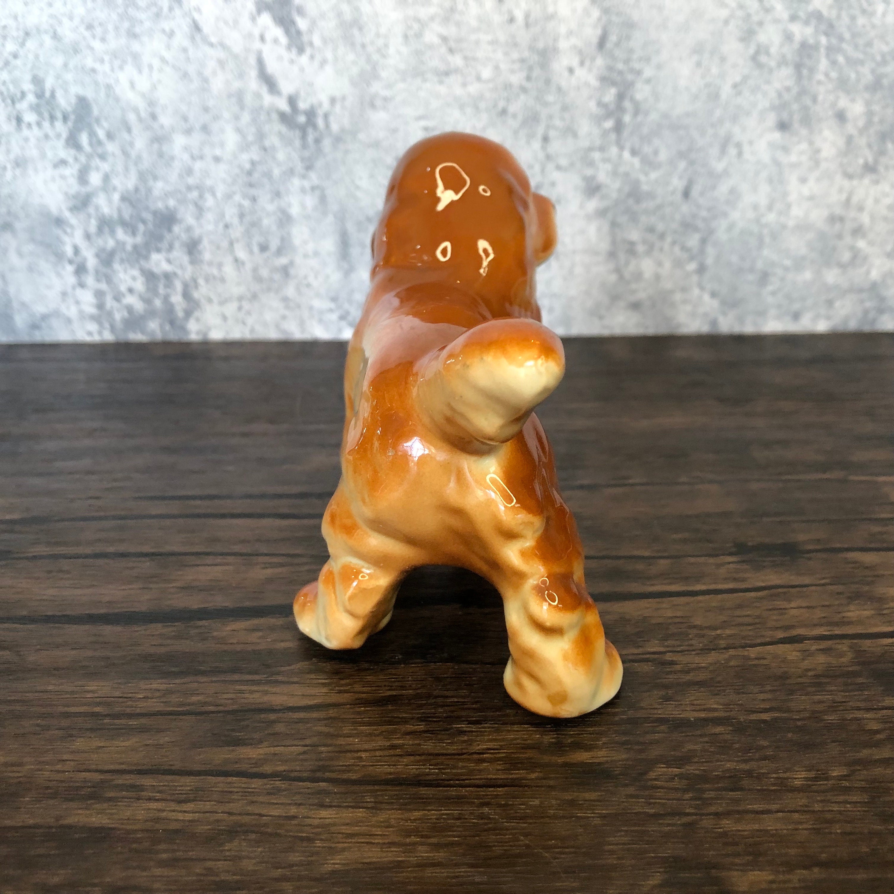 Vintage Lovely Porcelain Handpainted Ruby Red Irish Setter Cavalier ...
