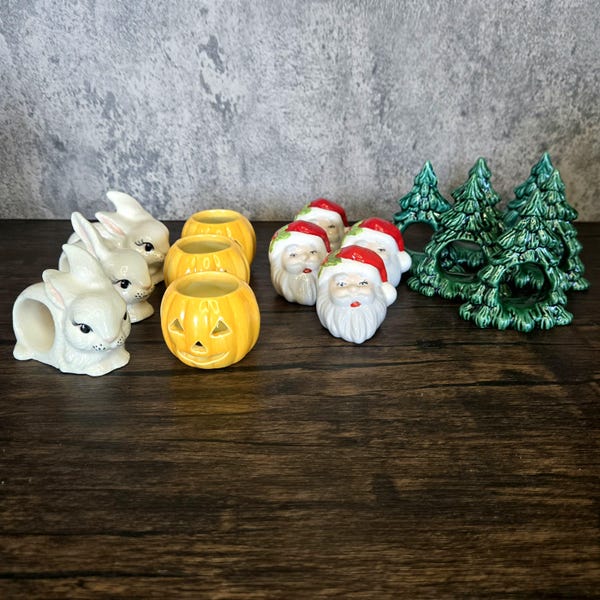 Jack O Santa Bunny - Etsy