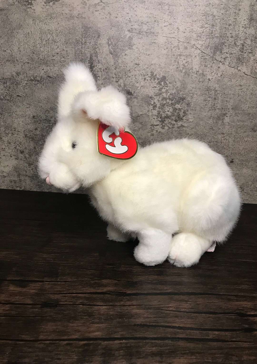 Rare! Vintage Ty Inc Classic Collection Sitting White Rabbit “cotton ...