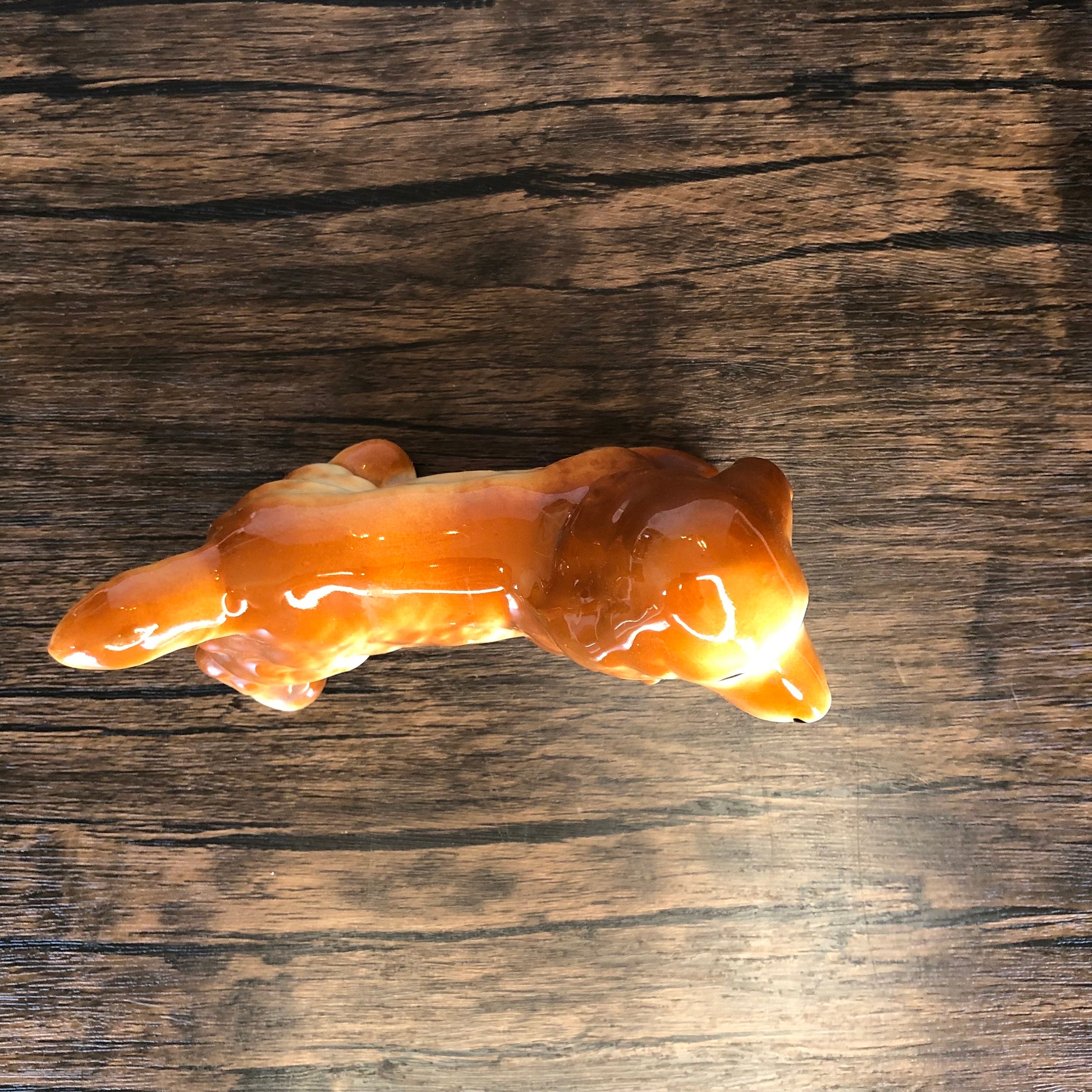 Vintage Lovely Porcelain Handpainted Ruby Red Irish Setter Cavalier ...