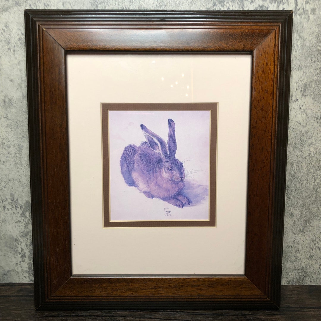 Vintage "the Young Hare" by Albrecht Durer Print Professionally Matted ...