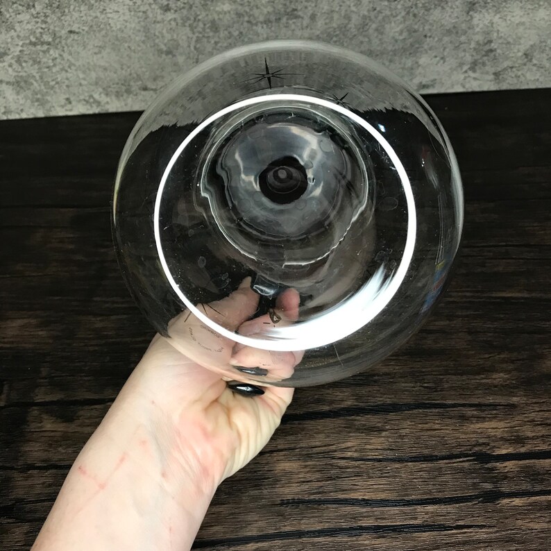 Vintage Pyrex Corningware Clear Glass Gold Atomic Starburst Coffee Pot ...