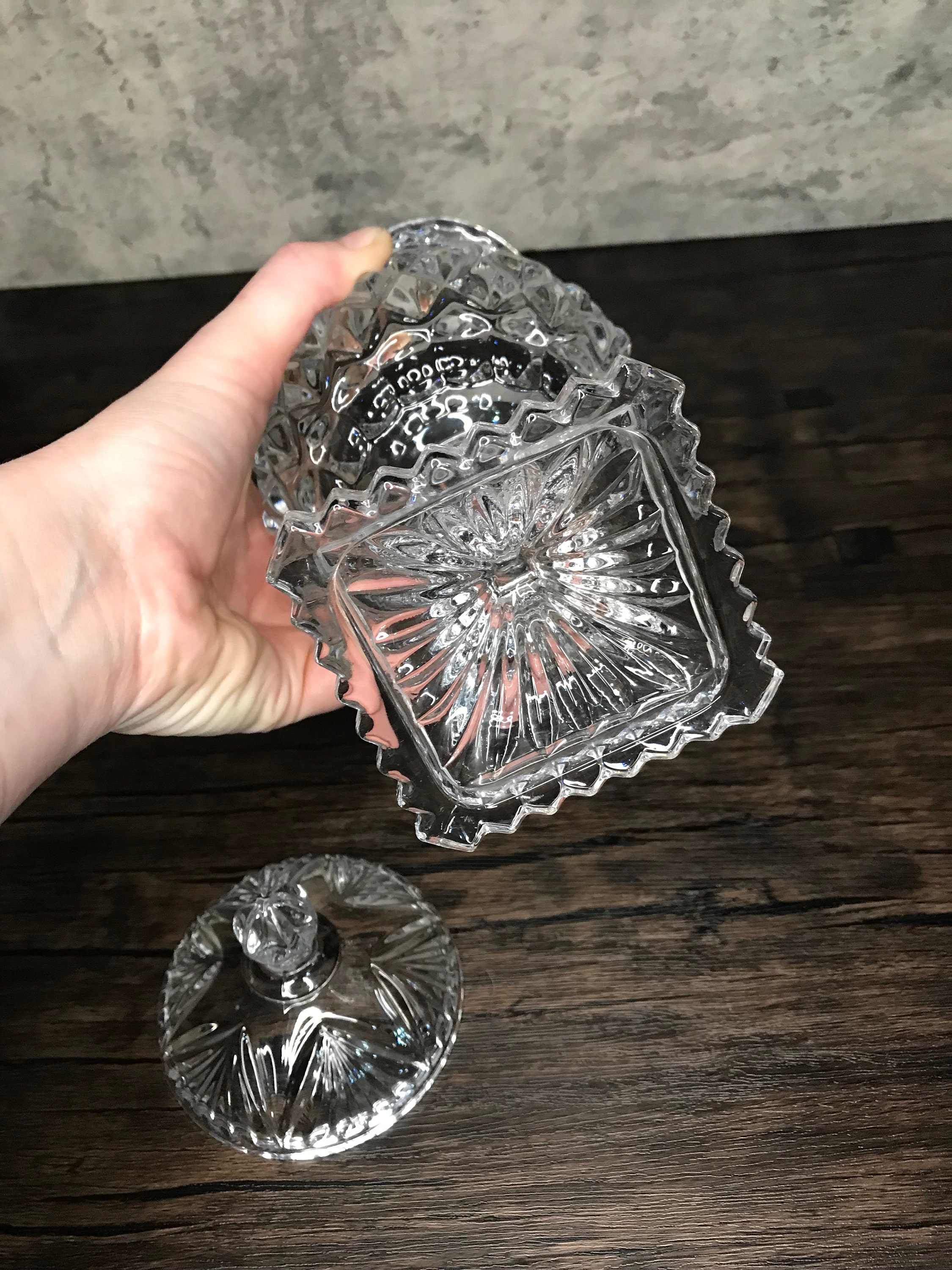 Vintage Shannon Designs of Ireland 24% Lead Crystal Cut Footed - Etsy