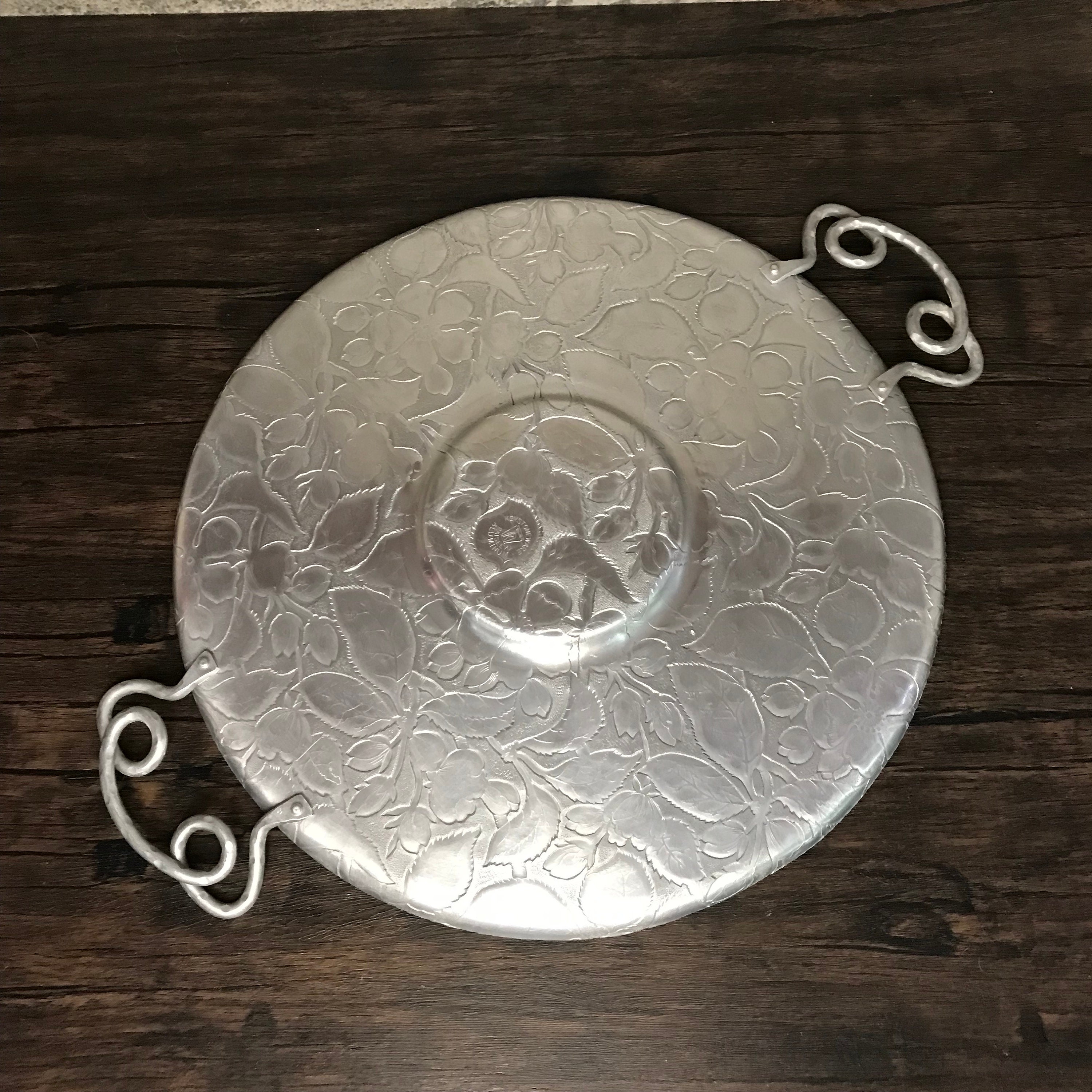 Vintage Keystoneware Paisley Aluminum 400 Hammered Embossed Dogwood ...
