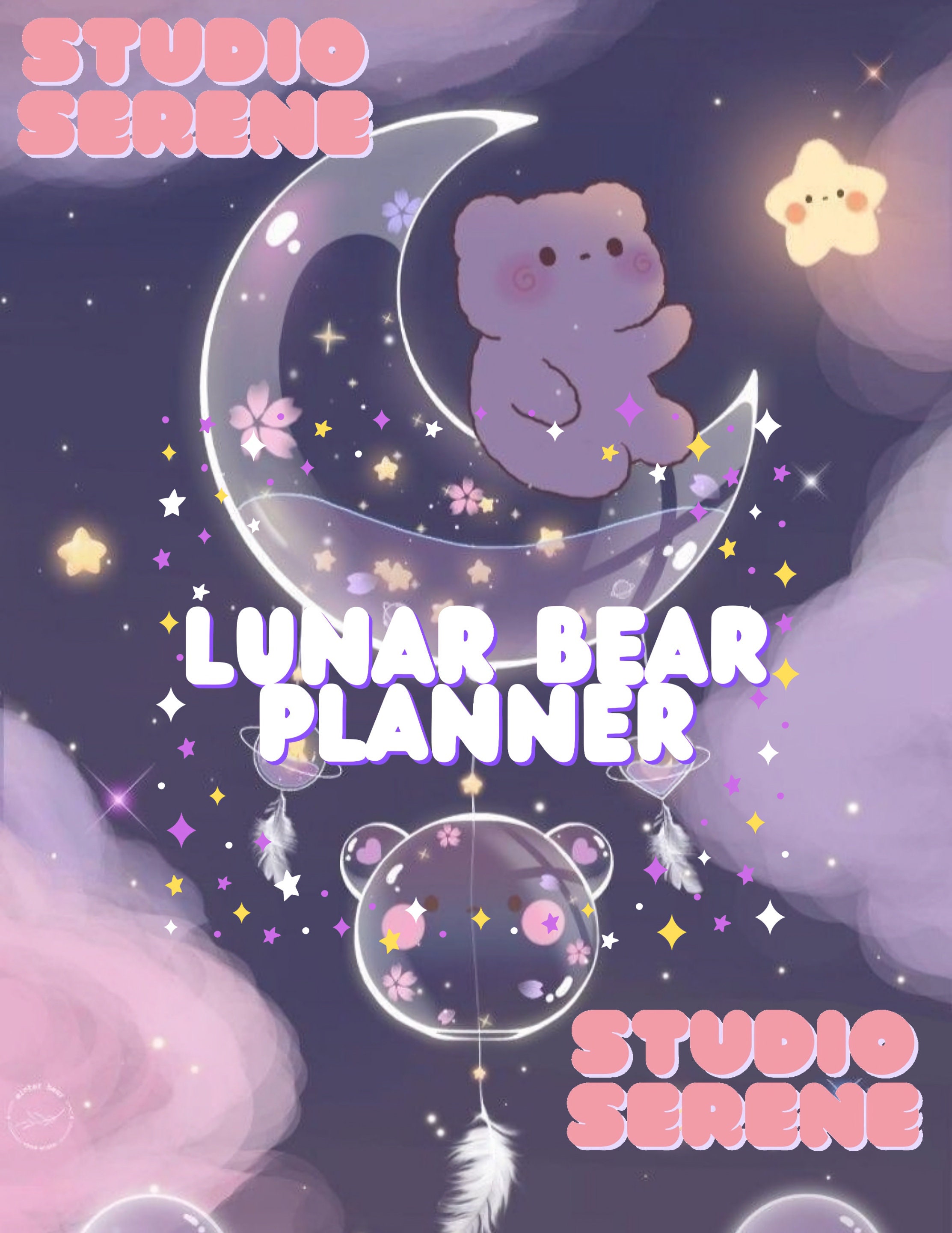 Lunar Bear Calendar/planner - Etsy