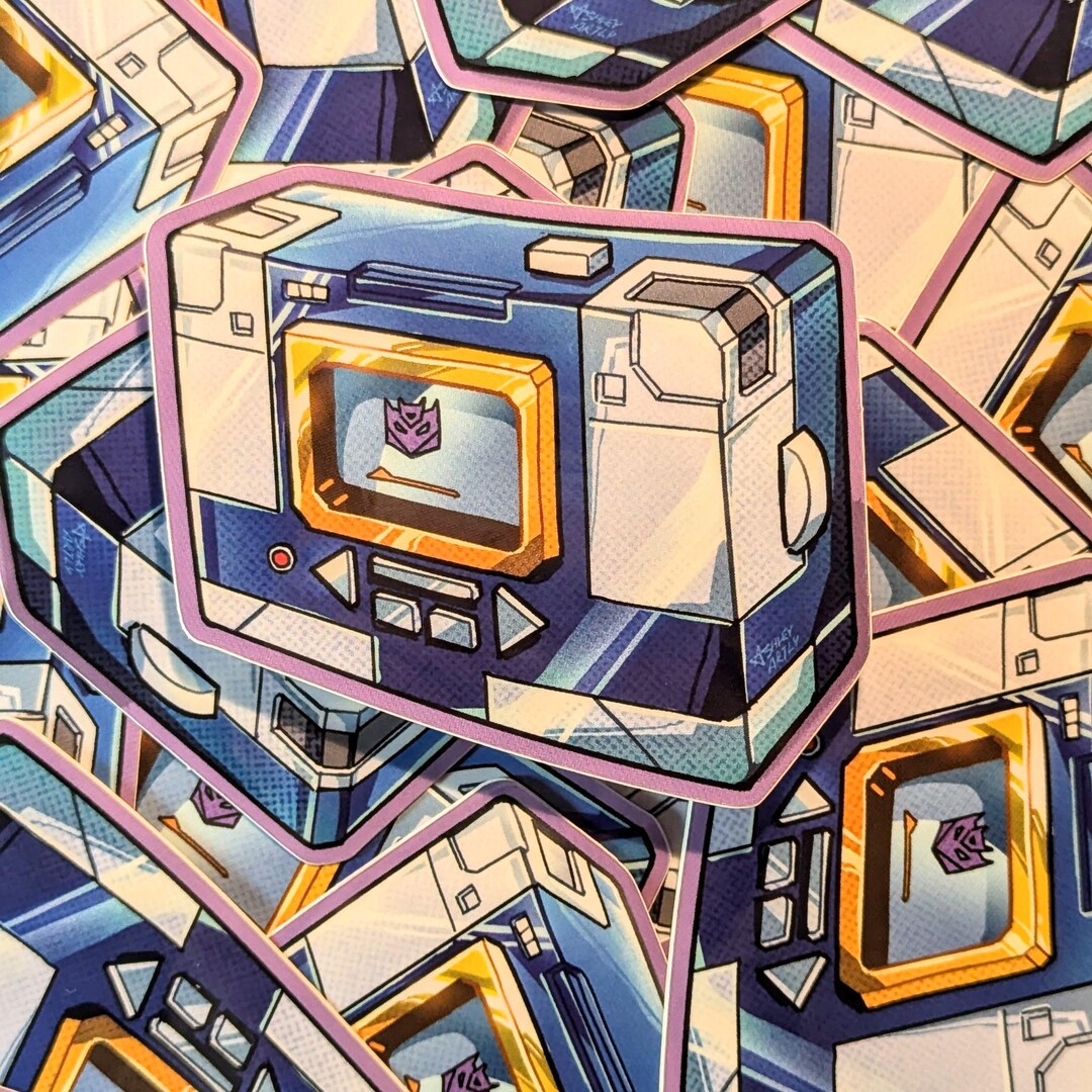 Transformers G1 Soundwave Vinyl Sticker - Etsy