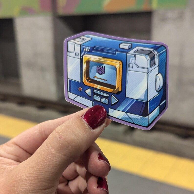 Transformers G1 Soundwave Vinyl Sticker - Etsy