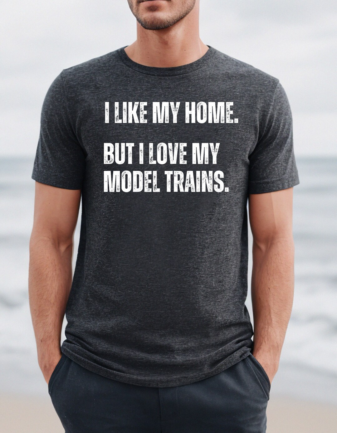 Funny Model Trains Shirt, Dad's Train Hobby T-shirt, Papa's Favorite ...
