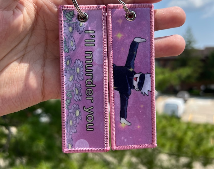 Anime Jet Tag Keychain - Etsy