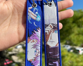 Power Anime Manga Woven Embroidered Jet Tag Keychain - Etsy
