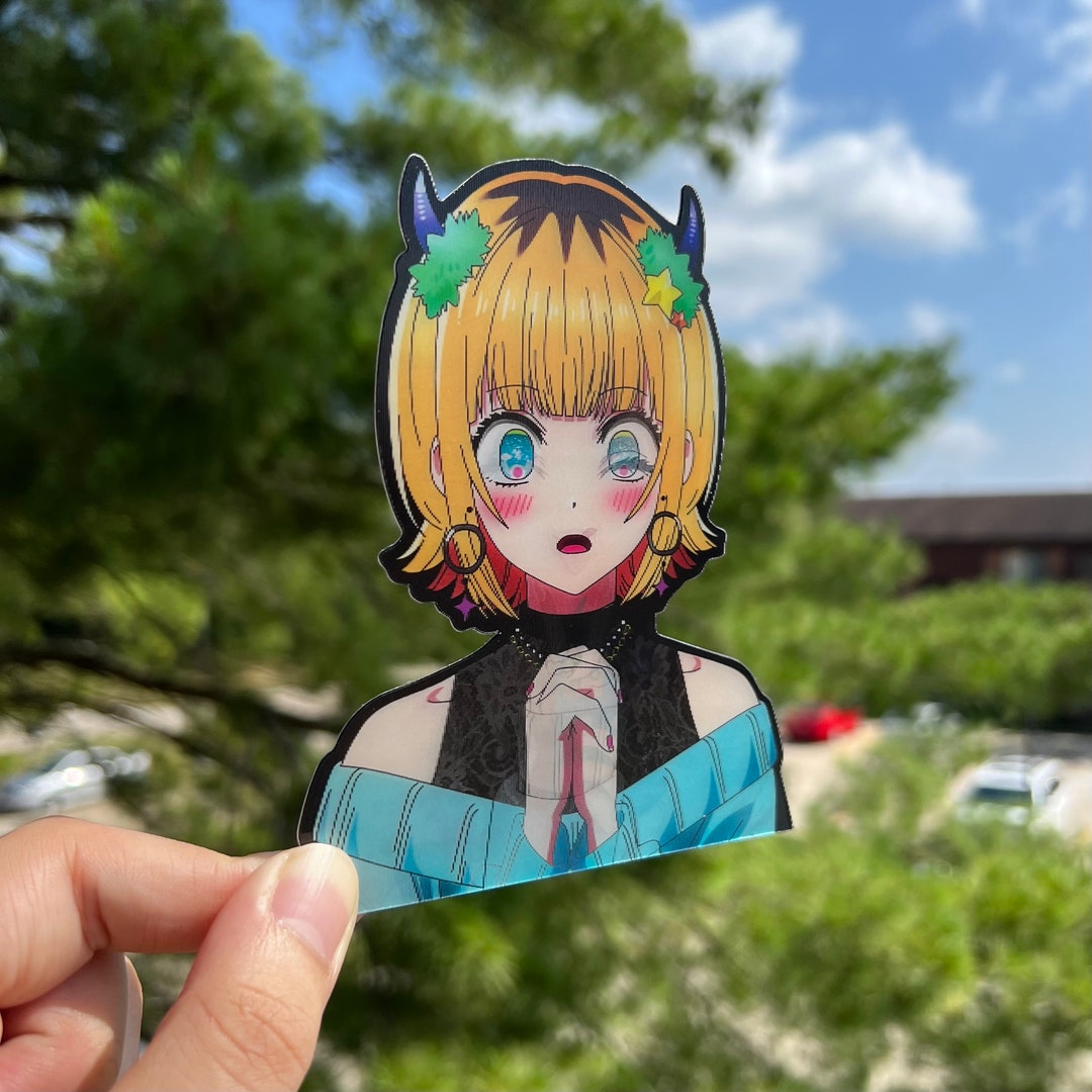 Anime Sticker Kawaii Anime Car Sticker Perfect for Laptops, Journals ...