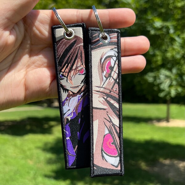 Embroidered Keychain - Etsy