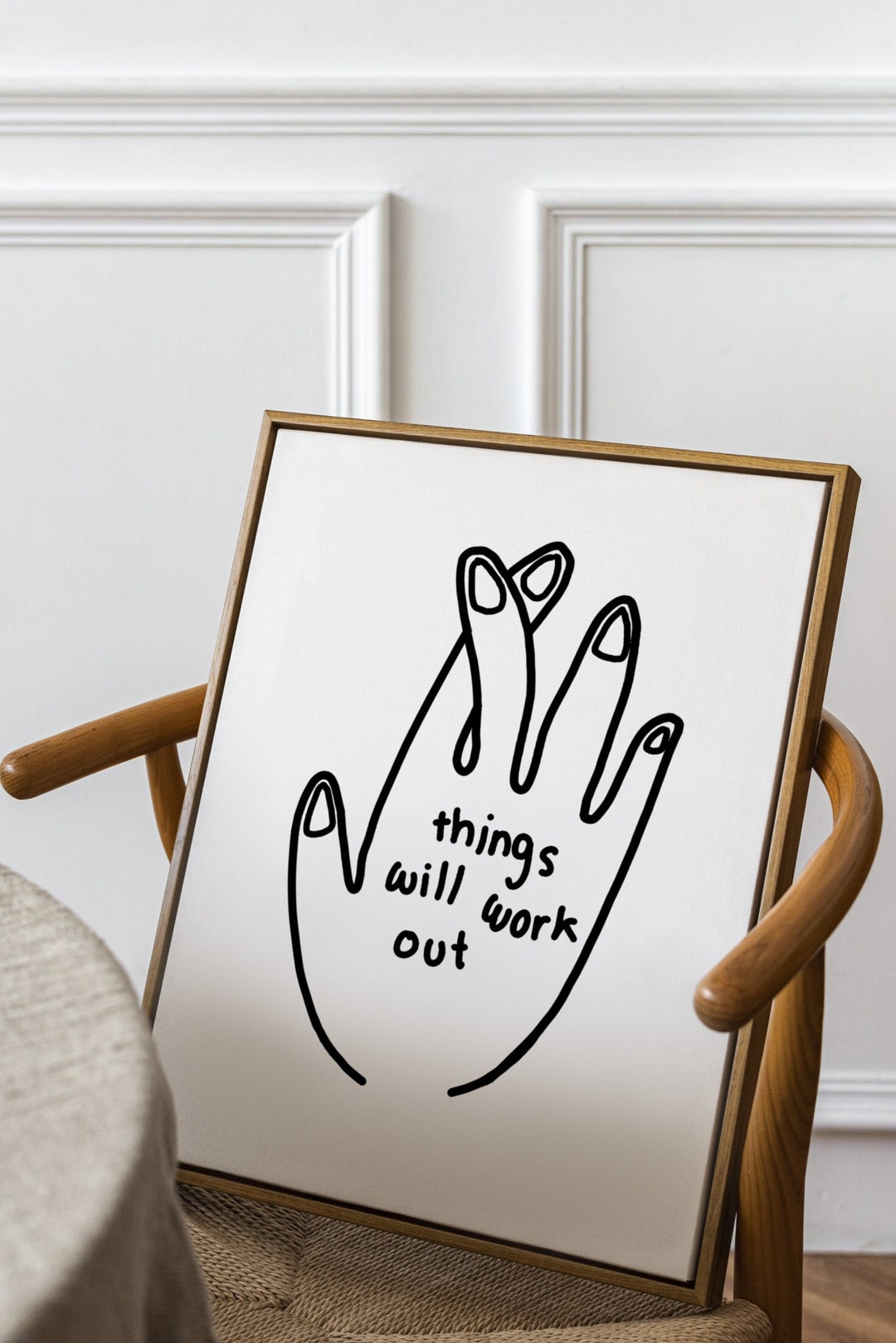 Things Will Work Out, Minimalist, Apartment, Decor, Wall Print, Wall ...
