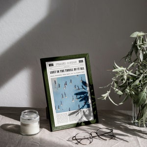 Frank Ocean, Lost, Channel ORANGE, Wall Print, Wall Art, Dorm Room ...