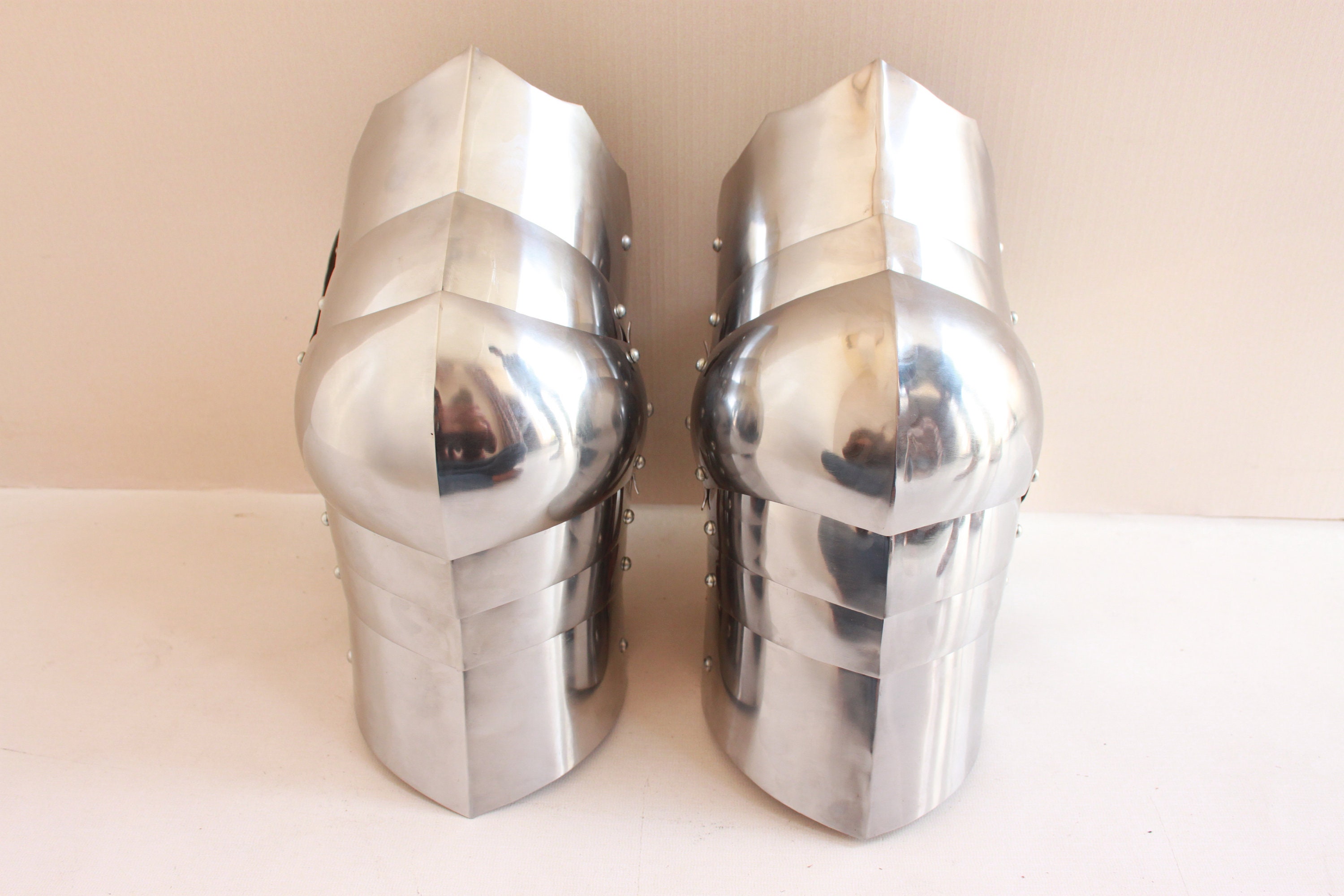 HANDMADE Medieval Steel Knee Cops Armor - Etsy