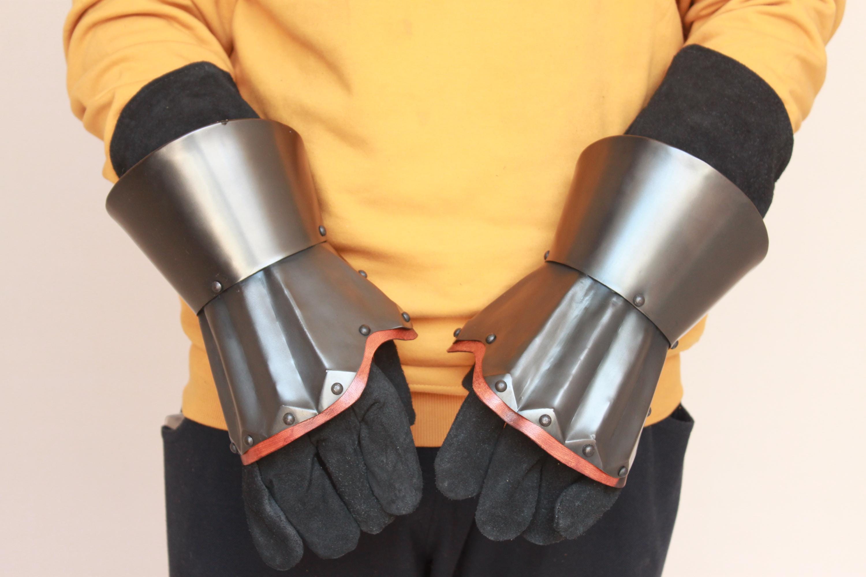 HANDMADE Blackened Steel Gothic Gauntlets Hand Protection Armor - Etsy