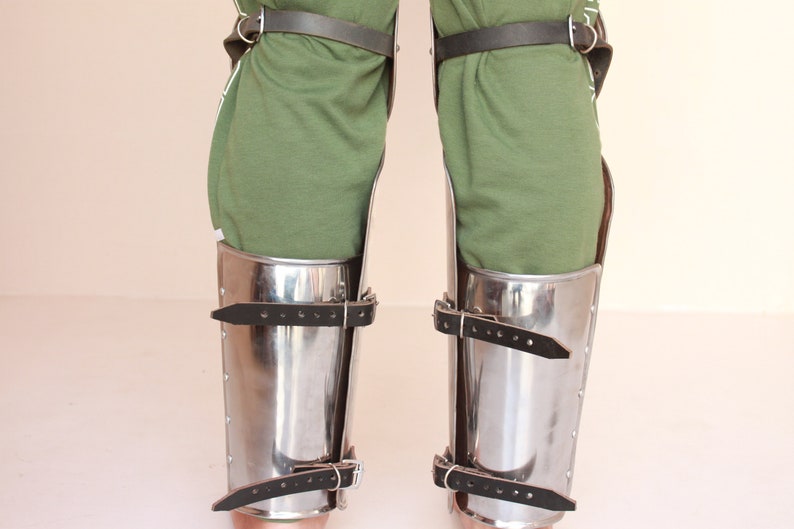HANDMADE Medieval Steel Knight Greaves Armor Costume - Etsy