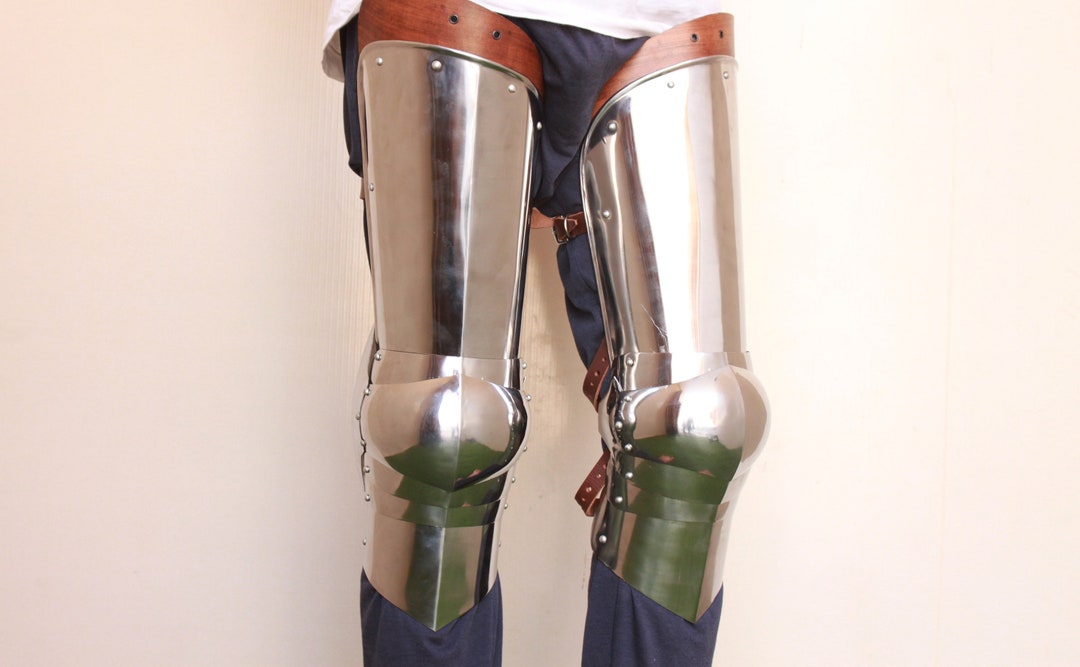 HANDMADE Medieval Upper Thigh Armor SCA Leg Guard - Etsy