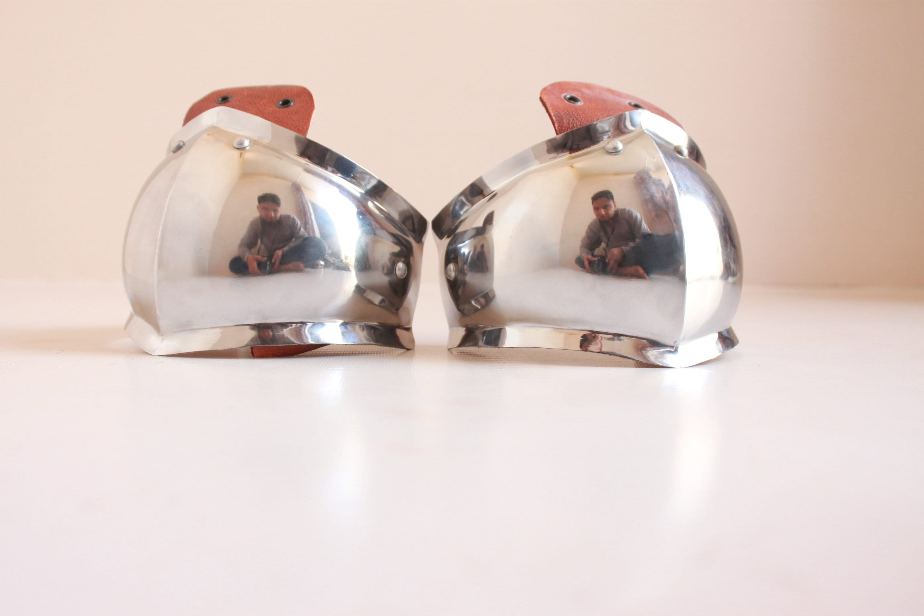 HANDMADE Classic Steel LARP Gothic Knee Cops - Etsy