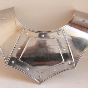 HANDMADE LARP Steel Knight Neck Gorget Armor - Etsy