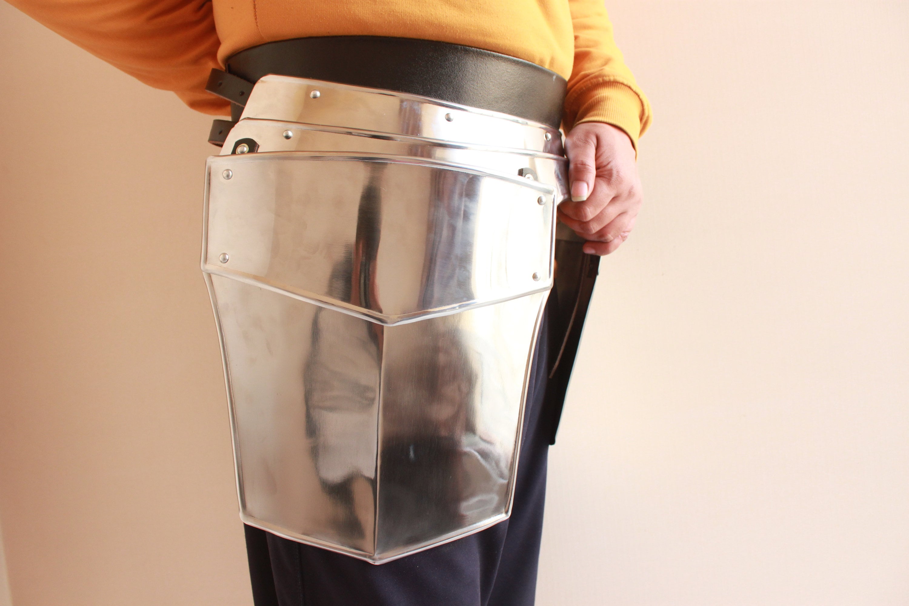 HANDMADE Medieval Steel Gothic SCA Tasset Belt Armor - Etsy