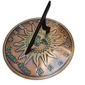 HANDMADE Number Brass Sundial for Garden Ornaments 10'' - Etsy