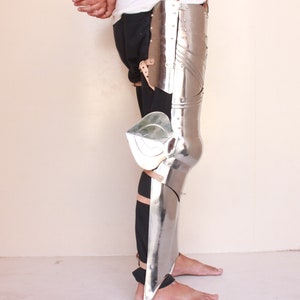 HANDMADE Medieval LARP SCA Full Leg Guard Armor Costume - Etsy
