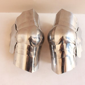 HANDMADE Medieval Steel Knee Cops Armor - Etsy