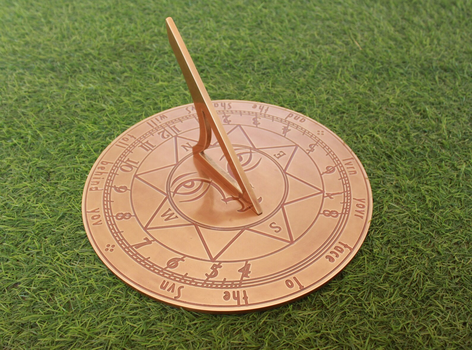 HANDMADE Number Brass Sundial for Garden Ornaments 10'' - Etsy