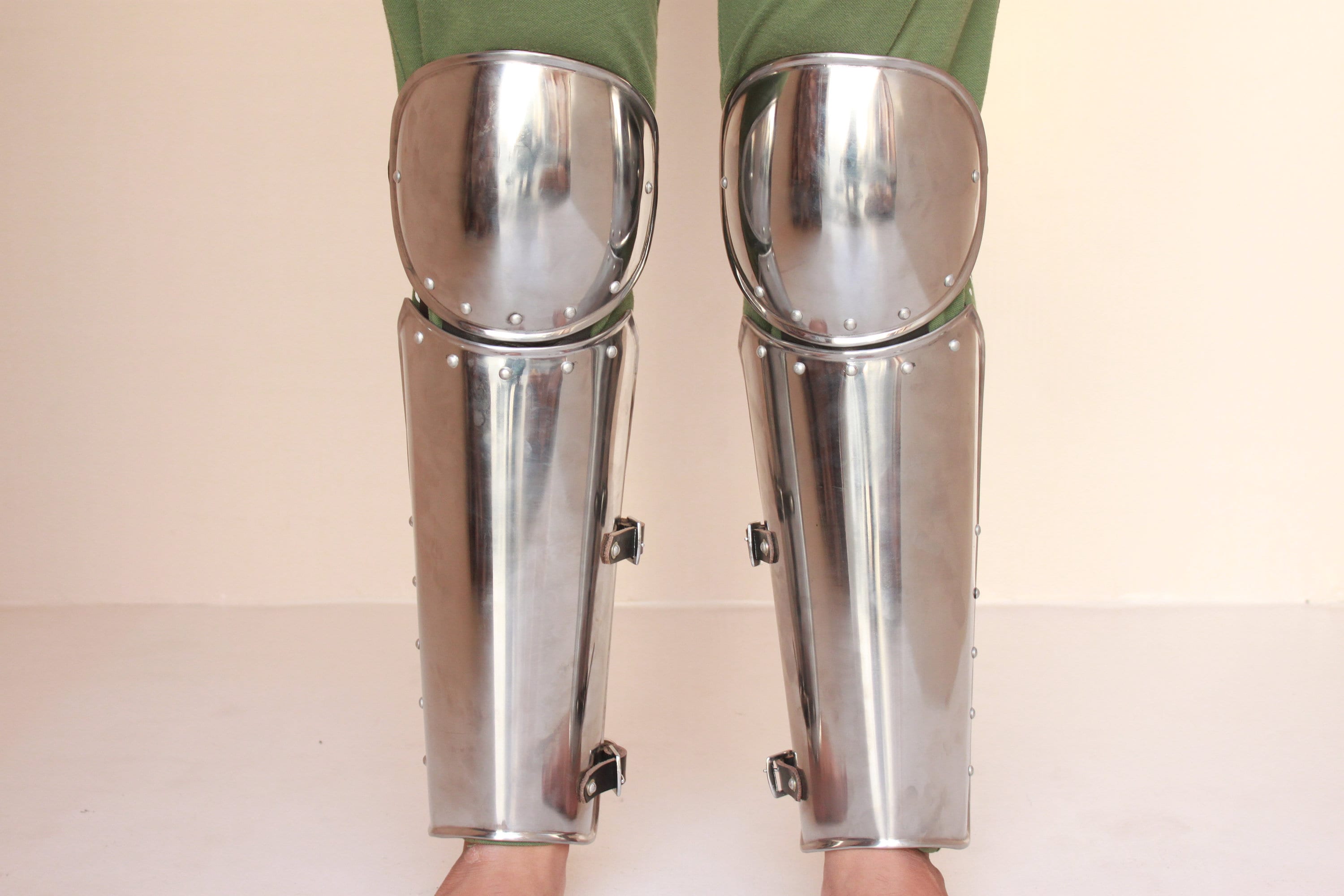 HANDMADE Medieval Steel Knight Greaves Armor Costume - Etsy