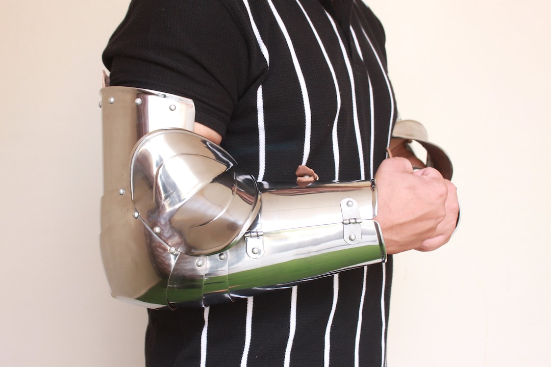 HANDMADE Medieval Steel Gothic Arm Set Reenactment - Etsy