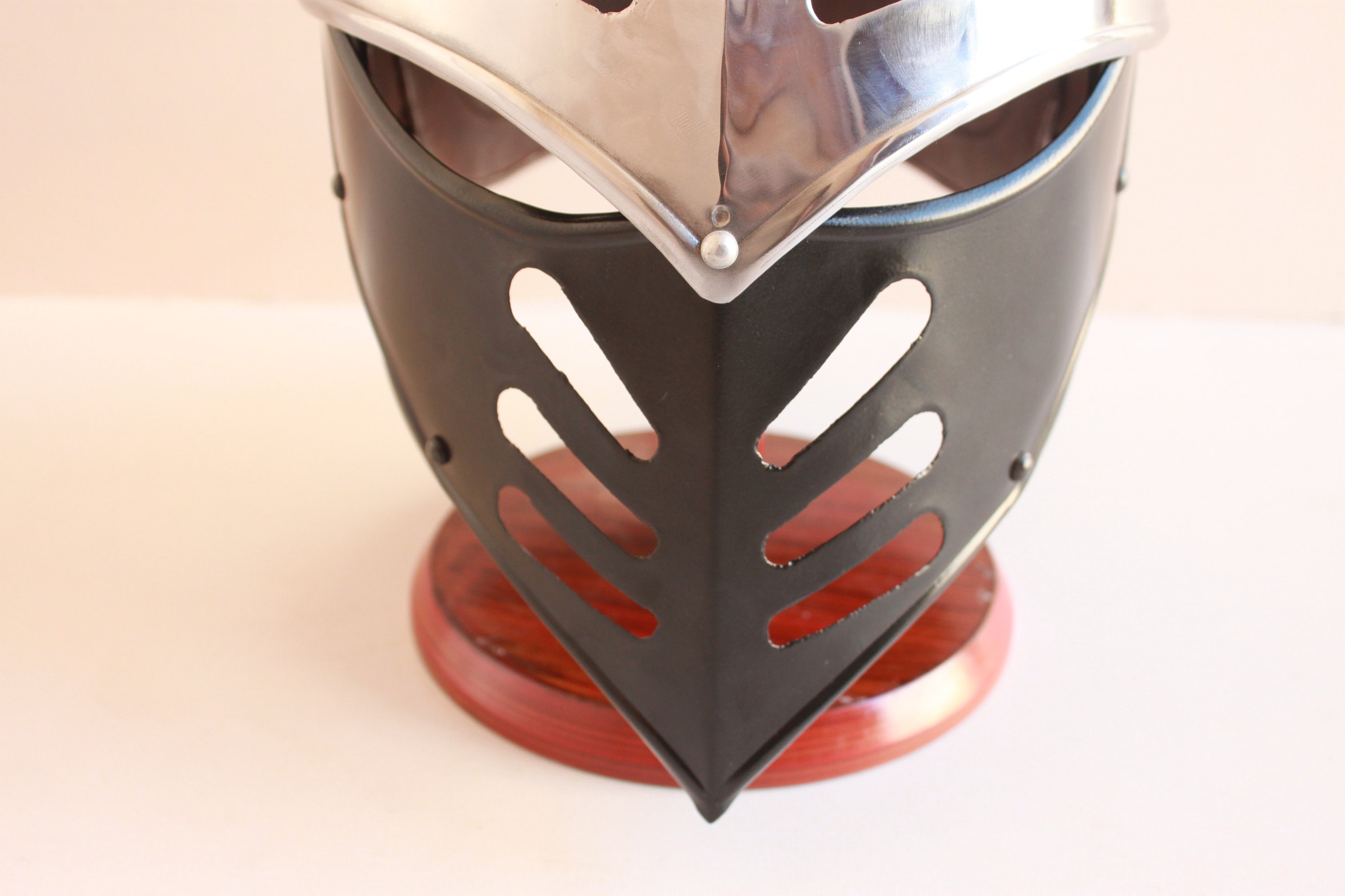 HANDMADE Steel Helmet Gothic Face Guard Costume - Etsy