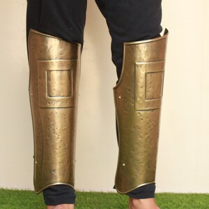 HANDMADE Medieval Steel LARP SCA Greaves With Bracers Reenactment - Etsy