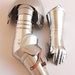 HANDMADE Single Full Arm Set With Gauntlets and Pauldrons Costume - Etsy
