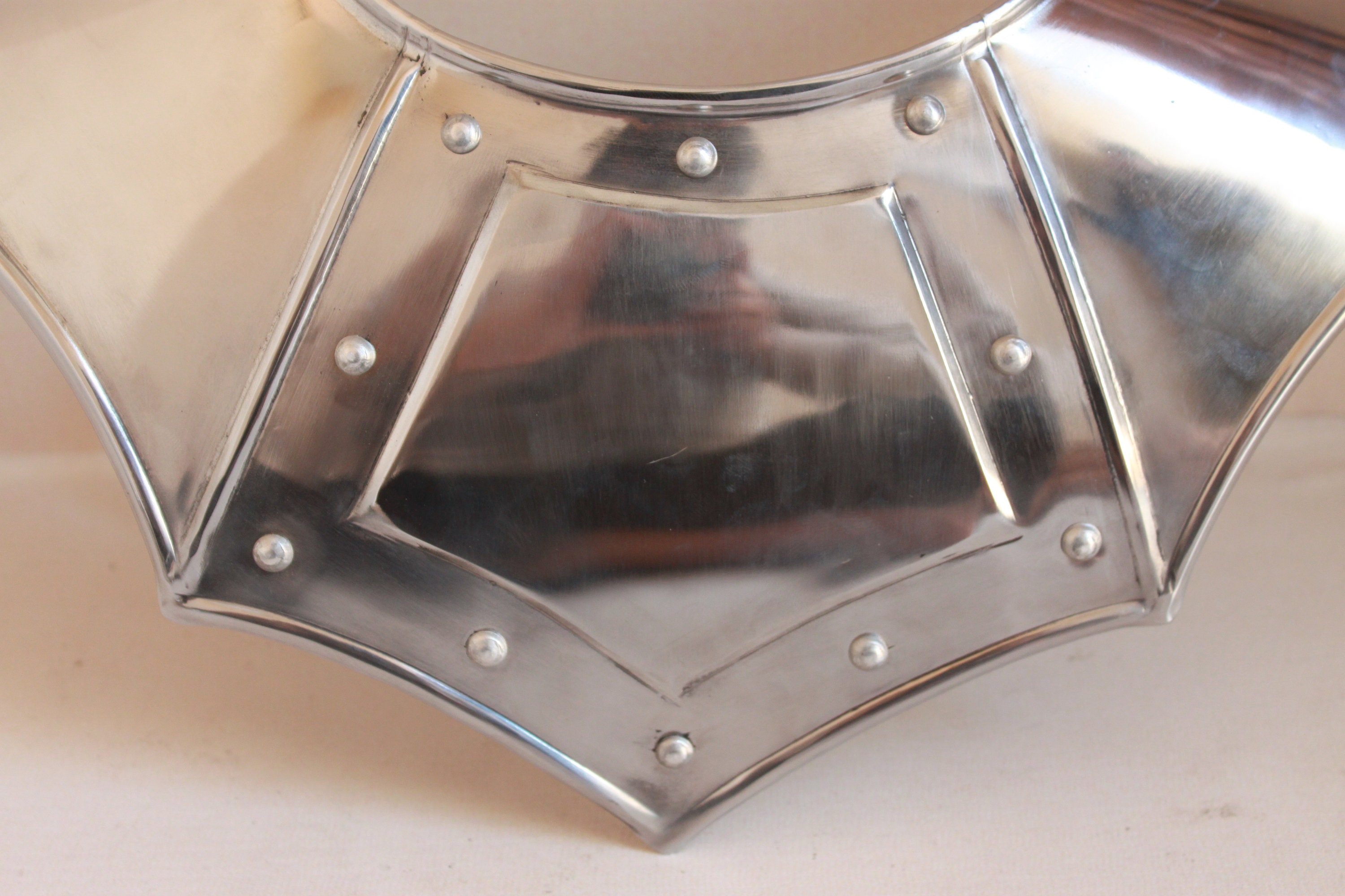 HANDMADE LARP Steel Knight Neck Gorget Armor - Etsy