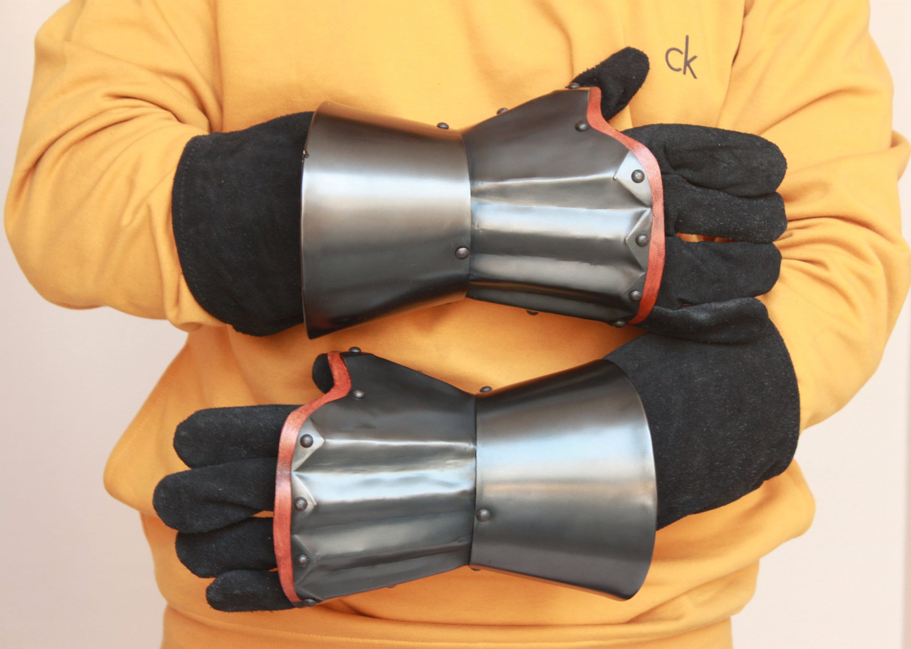 HANDMADE Gauntlets Gloves Steel Knight Hand Protection Armor - Etsy
