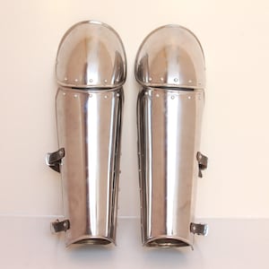 HANDMADE Medieval Steel Knight Greaves Armor Costume - Etsy