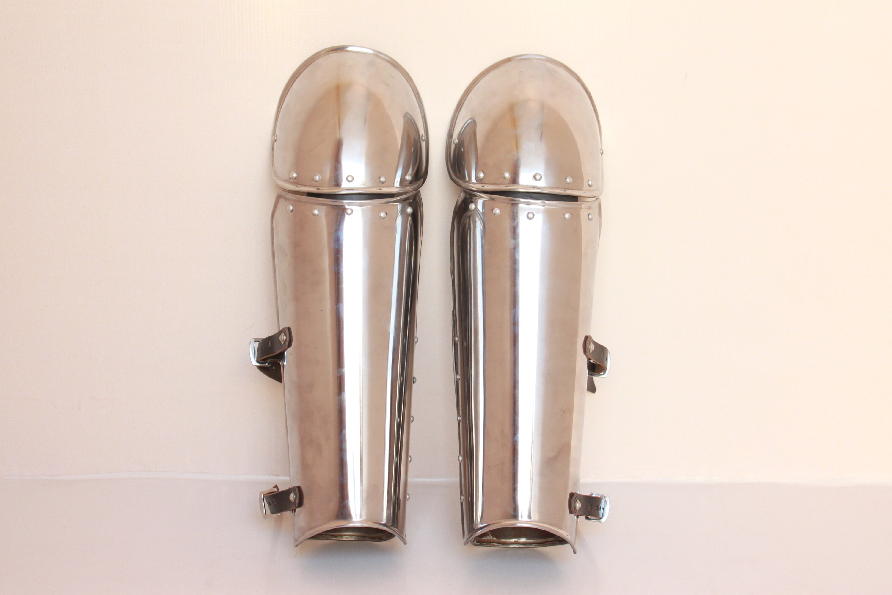 HANDMADE Medieval Steel Knight Greaves Armor Costume - Etsy