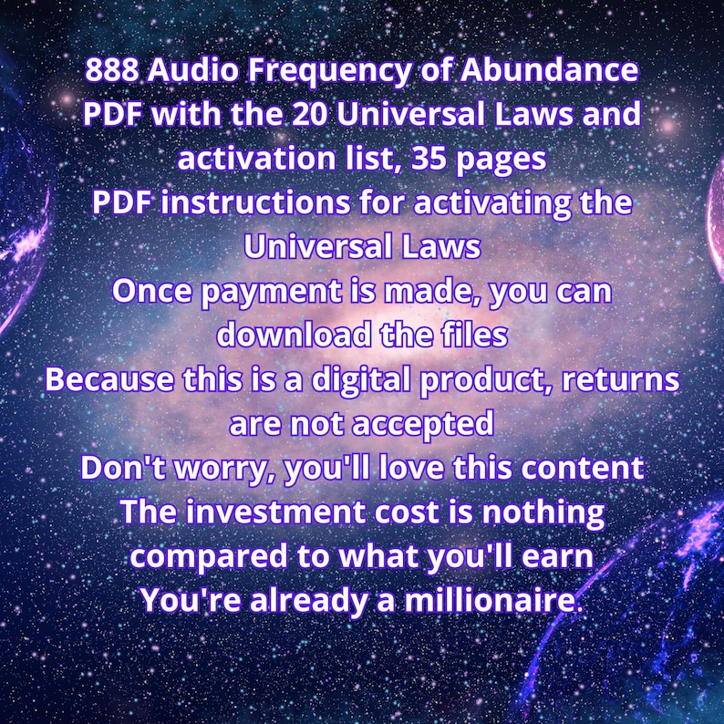 The 20 Most Powerful Universal Laws of Abundance and Unlimited Wealth - Etsy