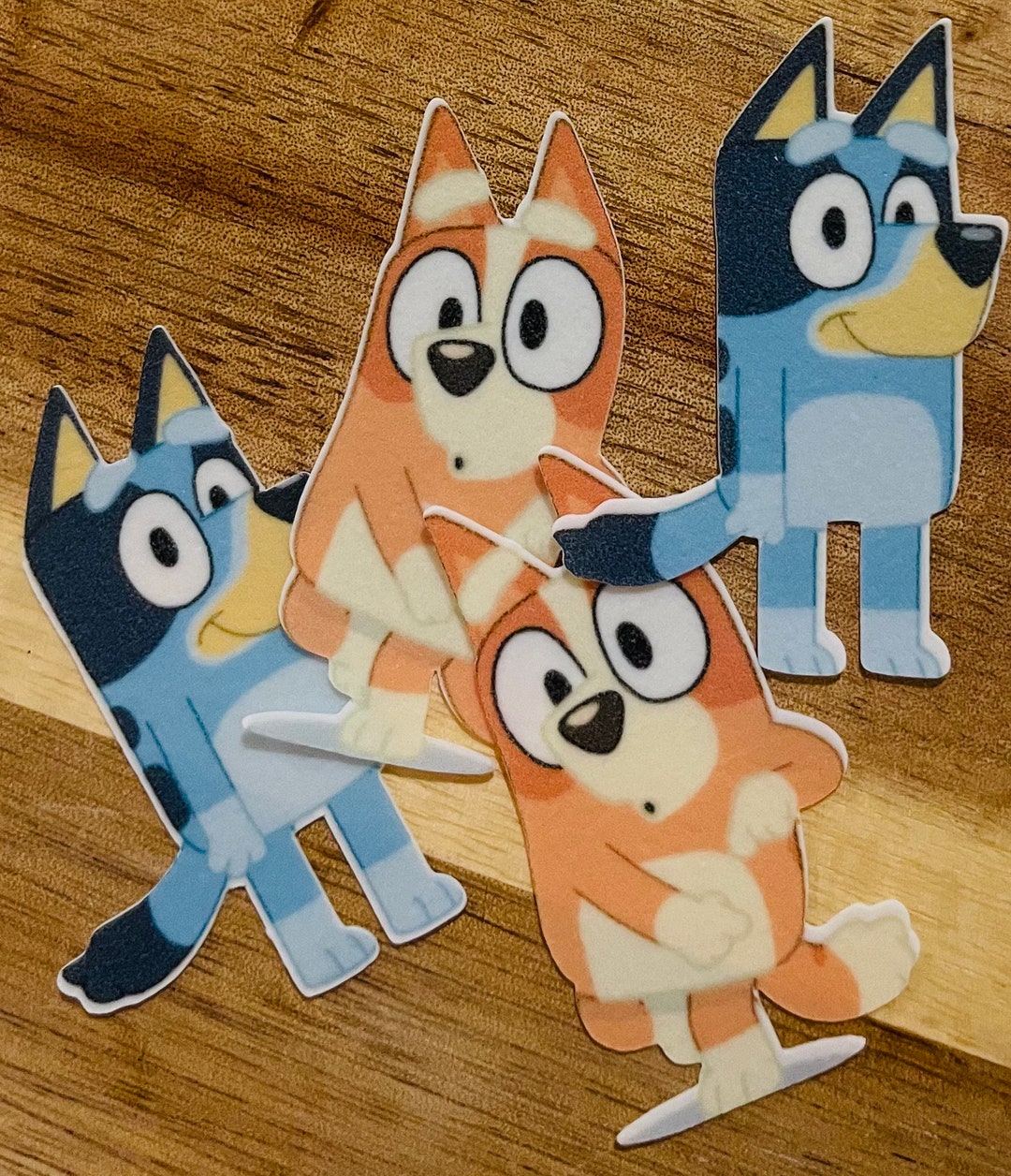 Bluey & Bingo Edible Image Cupcake Toppers - Etsy Sweden