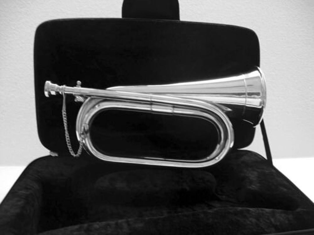 Professional British Army Bugle ,tunable Mouthpiece Carrying Case - Etsy