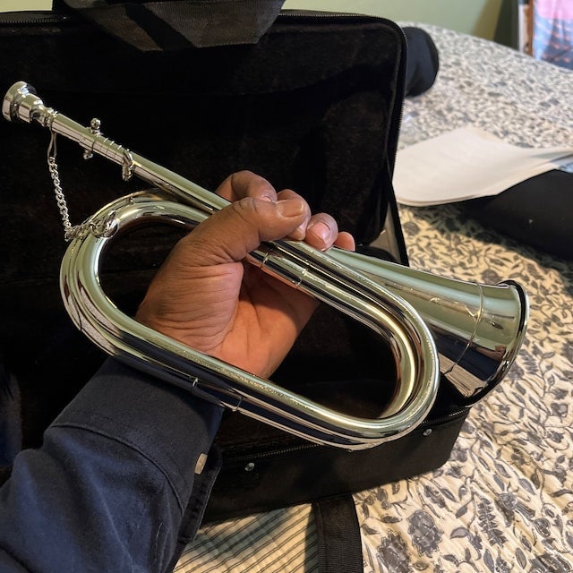 Professional British Army Bugle ,tunable Mouthpiece Carrying Case - Etsy