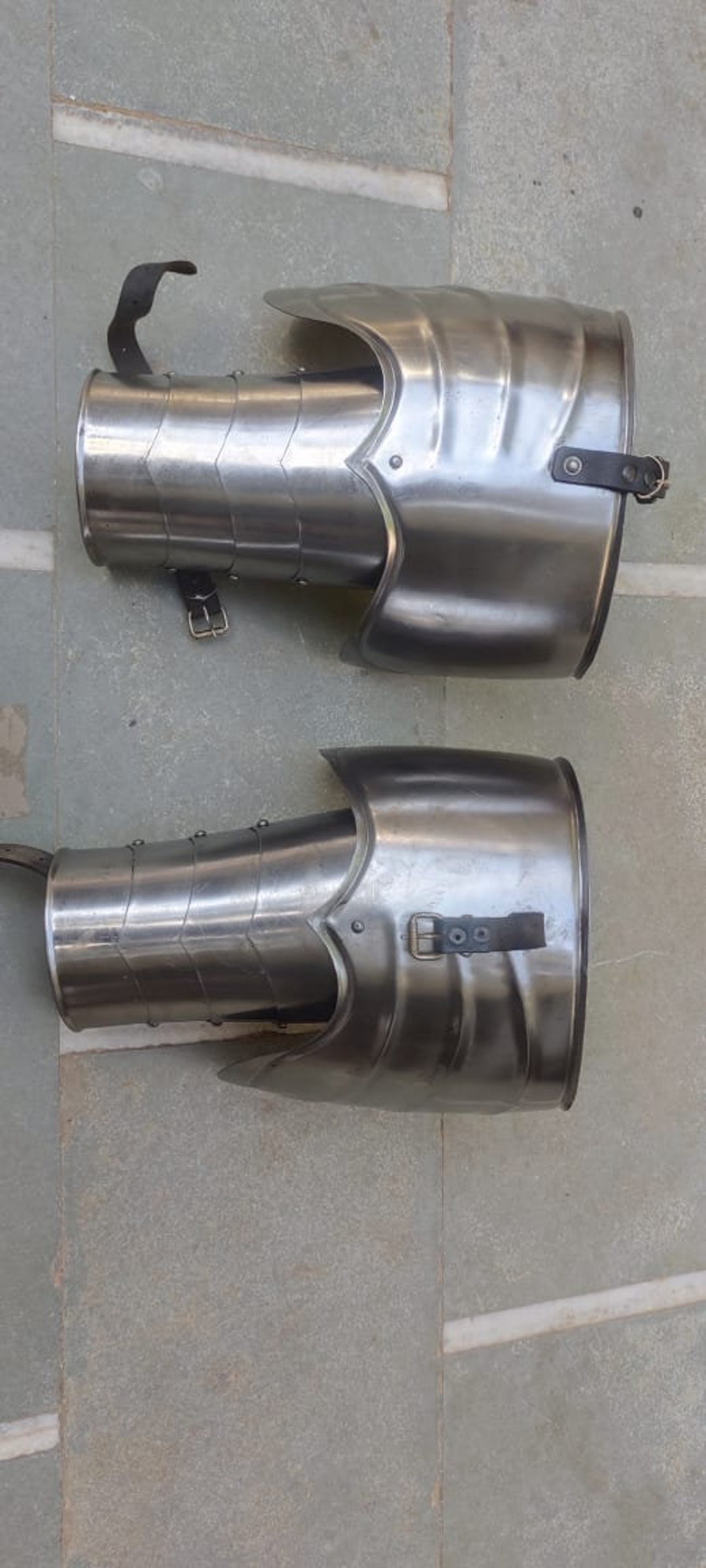 Medieval Pauldron Spaulders Armor Set Steel Reenactment Knight Costume ...