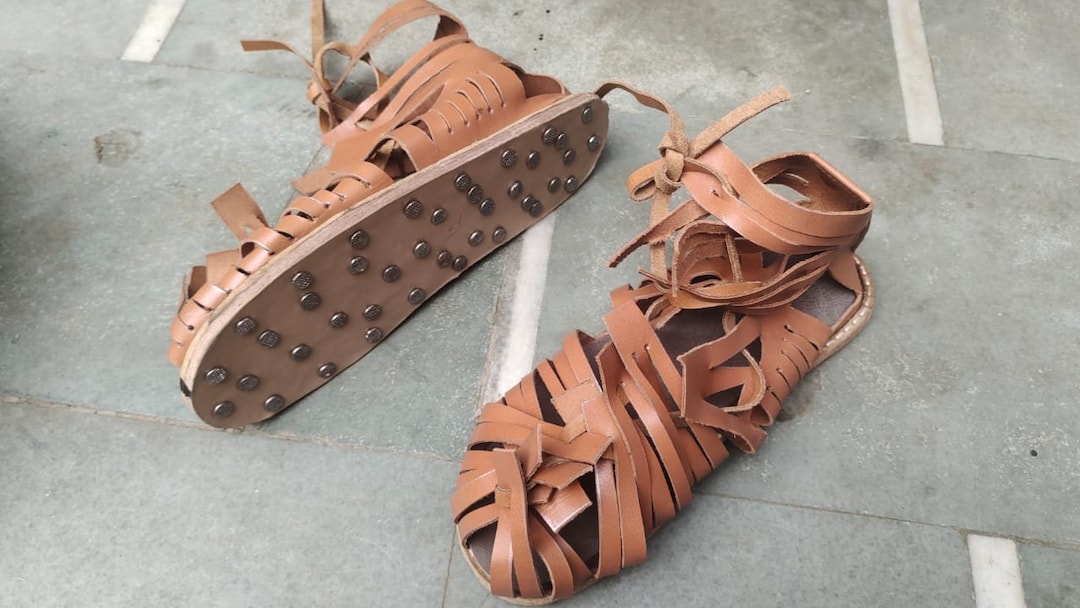Medieval Roman Sandals Greek Centurion Mens Sandals - Etsy