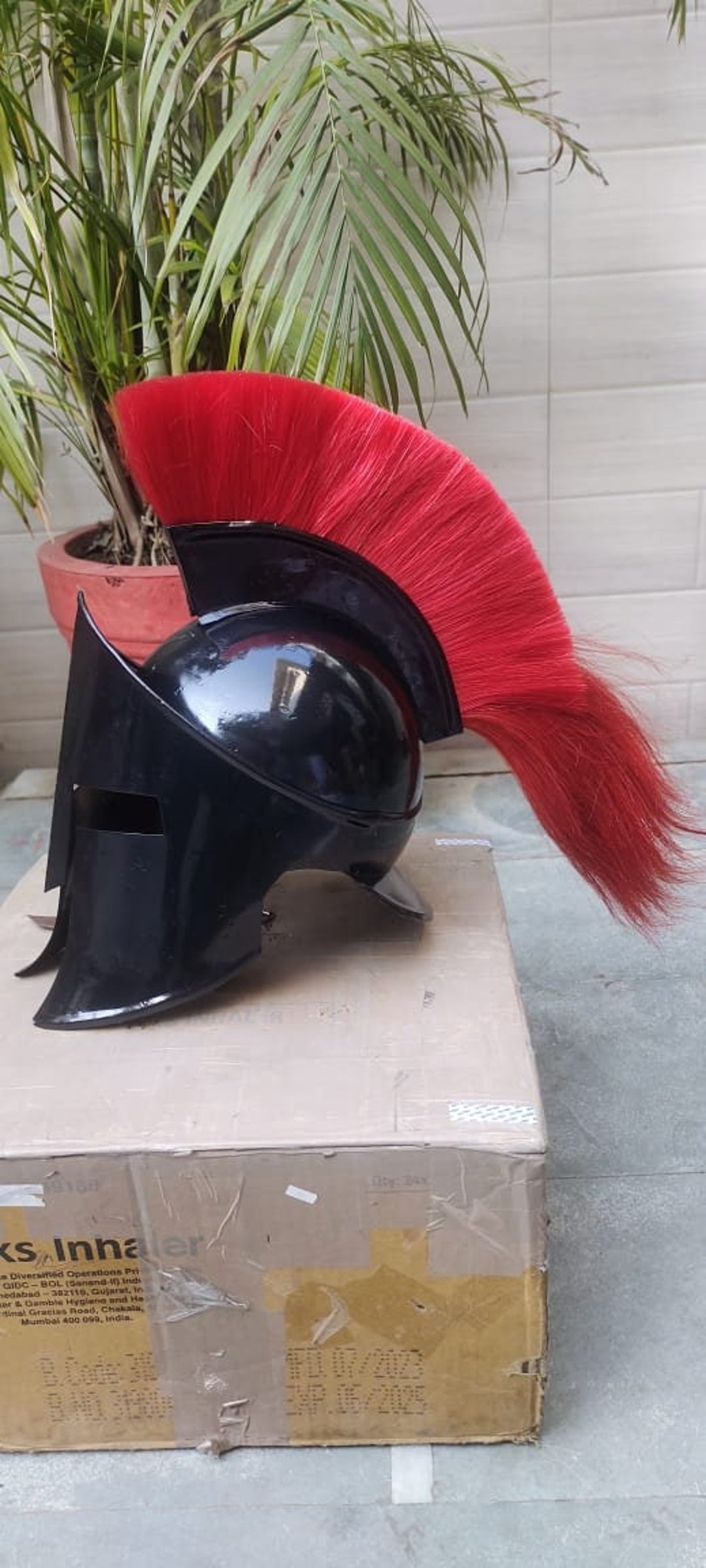 Greek Spartan Helmet,sca Armor Adult,medieval Roman 300 King Leonidas ...