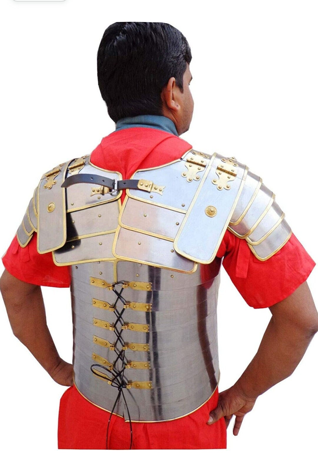 Roman Lorica Segmentata Armor Brass Trimmed for Halloween Gift ...